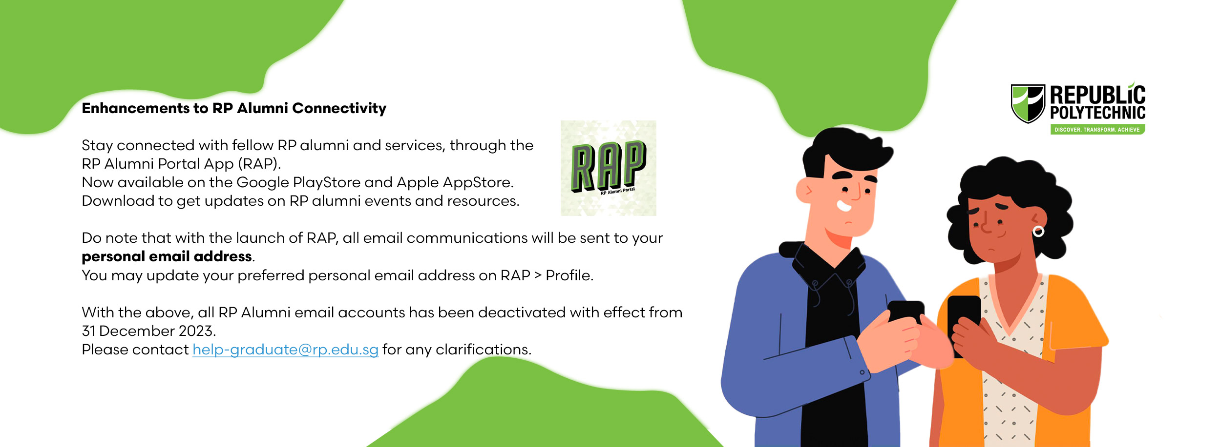 Republic Polytechnic Alumni Portal